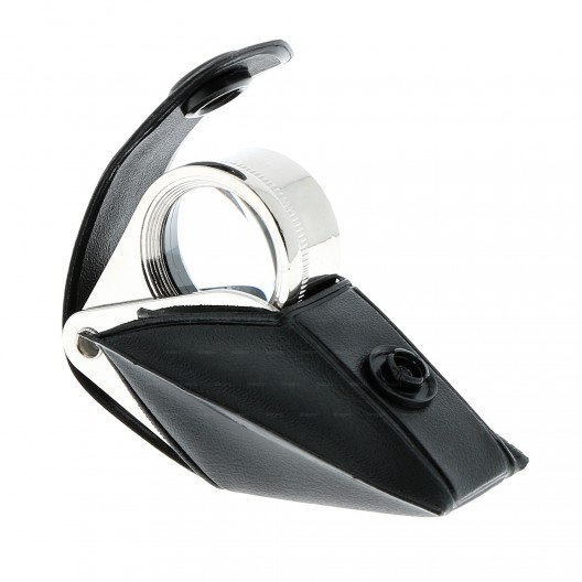 Loupe pliante simple lentille - Grossissement x10 - Topo Maroc