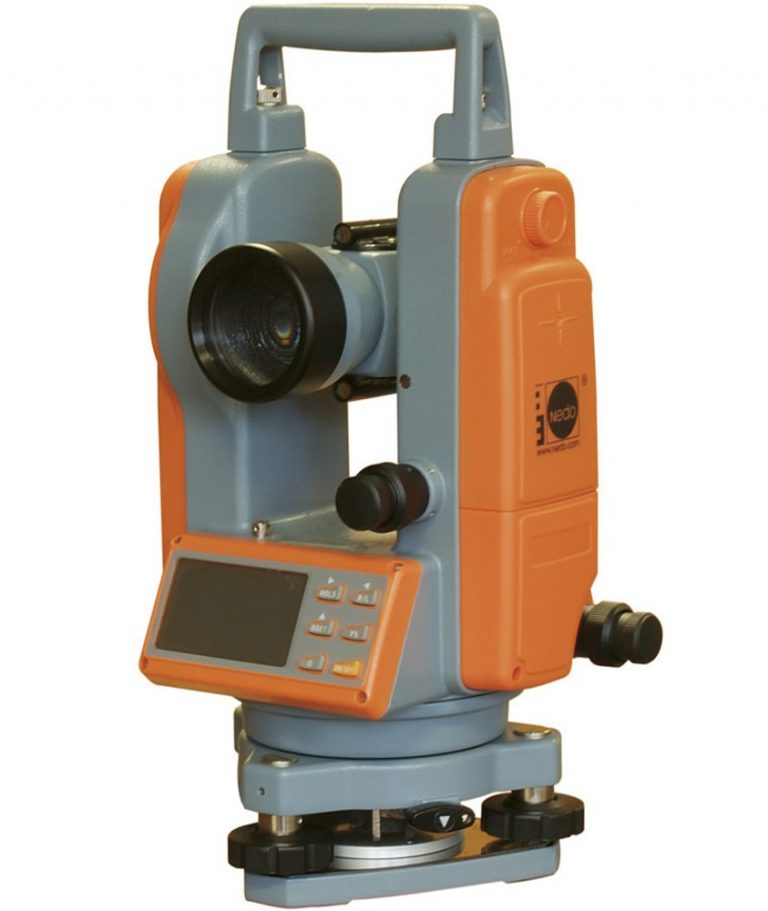 THÉODOLITE ÉLECTRONIQUE NEDO ET-05L AVEC PLOMB LASER AVEC TRÉPIED FS23 ...