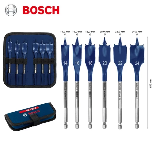 COFFRET DE 6 MÈCHES PLATES EXPERT SELF CUT SPEED, 14/16/18/20/22/24 MM ...
